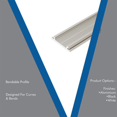 Arc LED Aluminium Profile For Curves & Bends - TLW Global